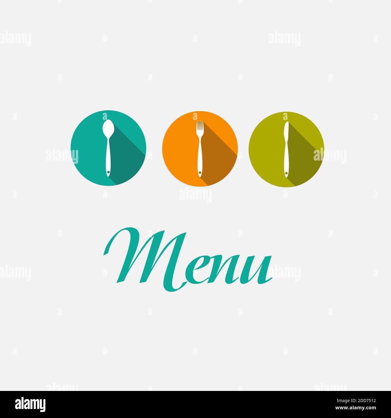 Restaurant Menu Background Template Illustration Stock Photo - Alamy