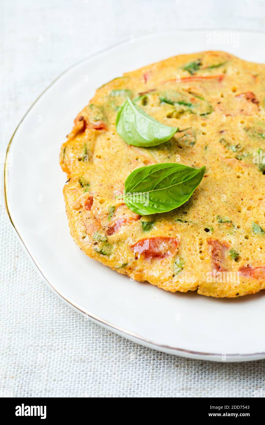 Breakfast idea to make your day colorful Stock Photo - Alamy