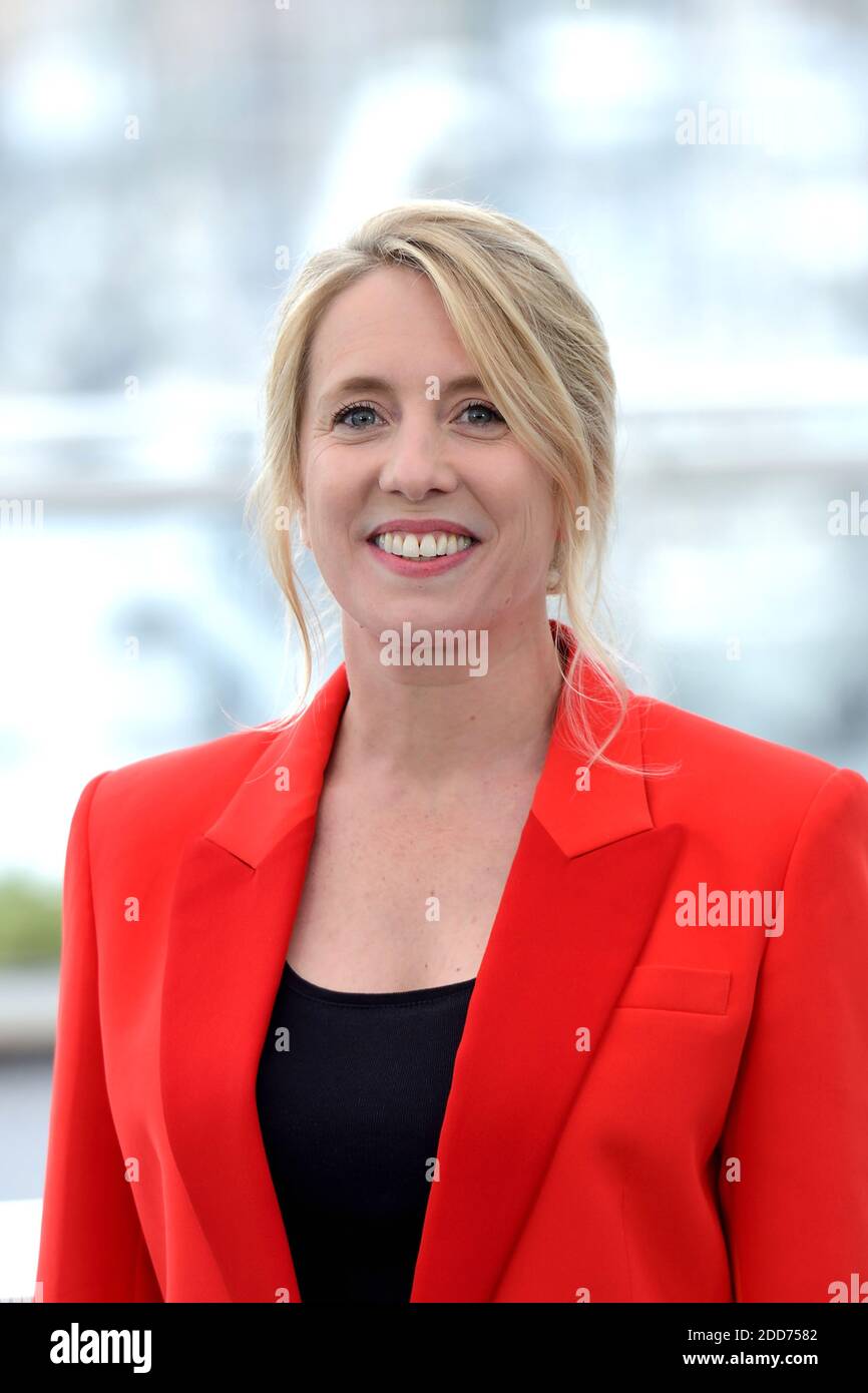 Andrea Bescond posing at the Little Tickles (Les Chatouilles) photocall ...