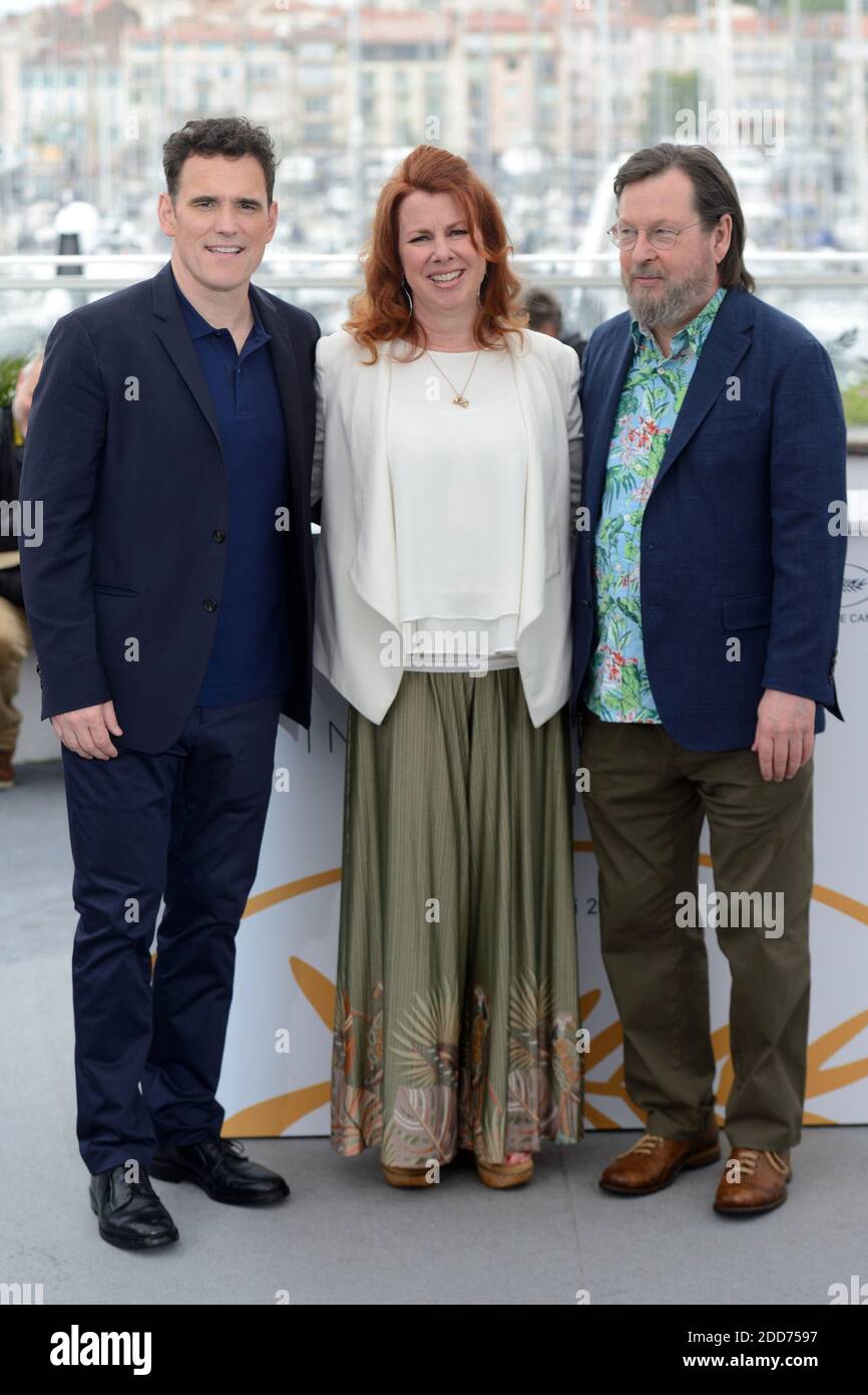 Matt Dillon, Siobhan Fallon Hogan and Lars von Trier posing at the The ...