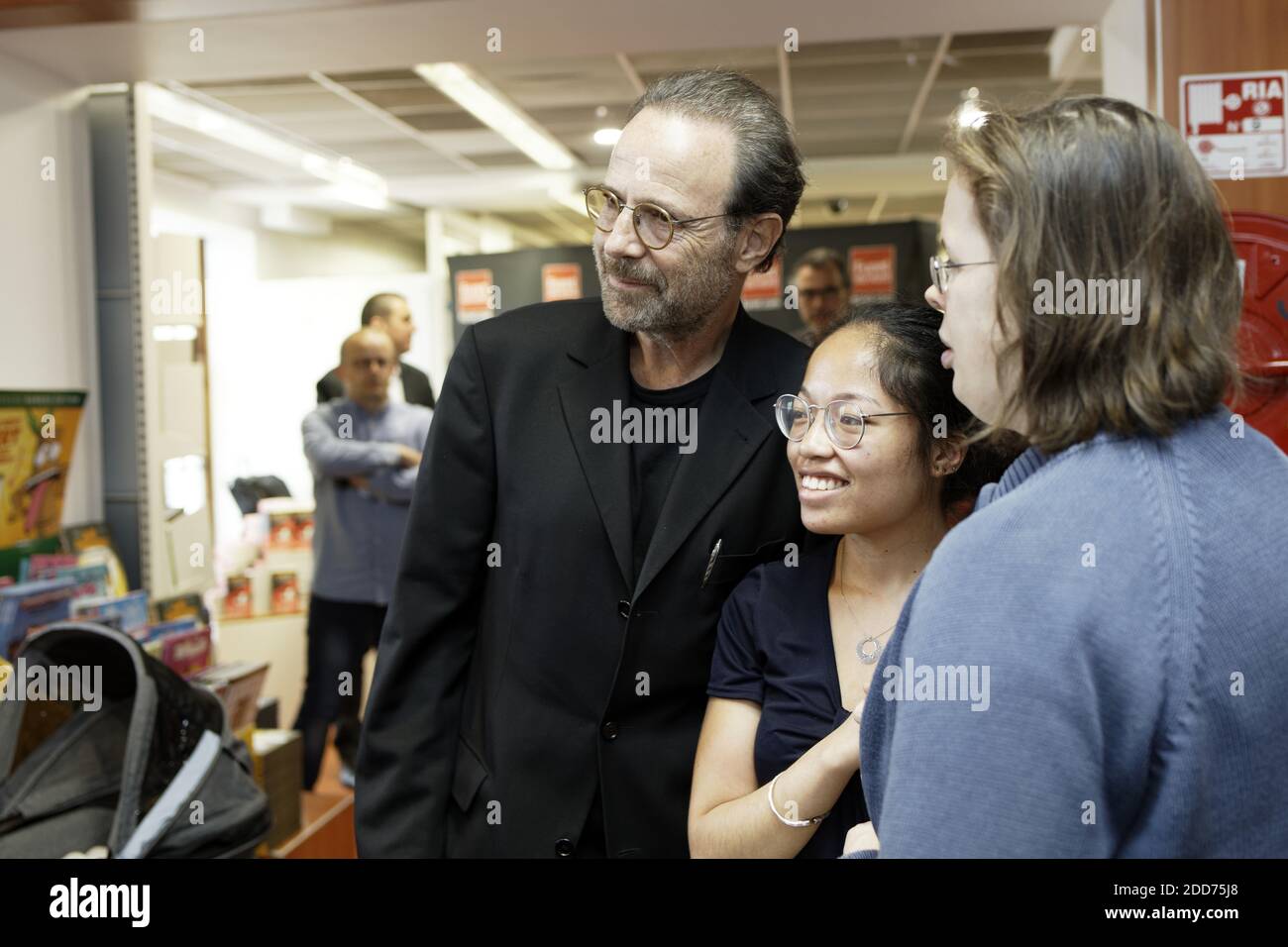 French writer Marc Levy attends a book signing at Furet du Nord on June ...