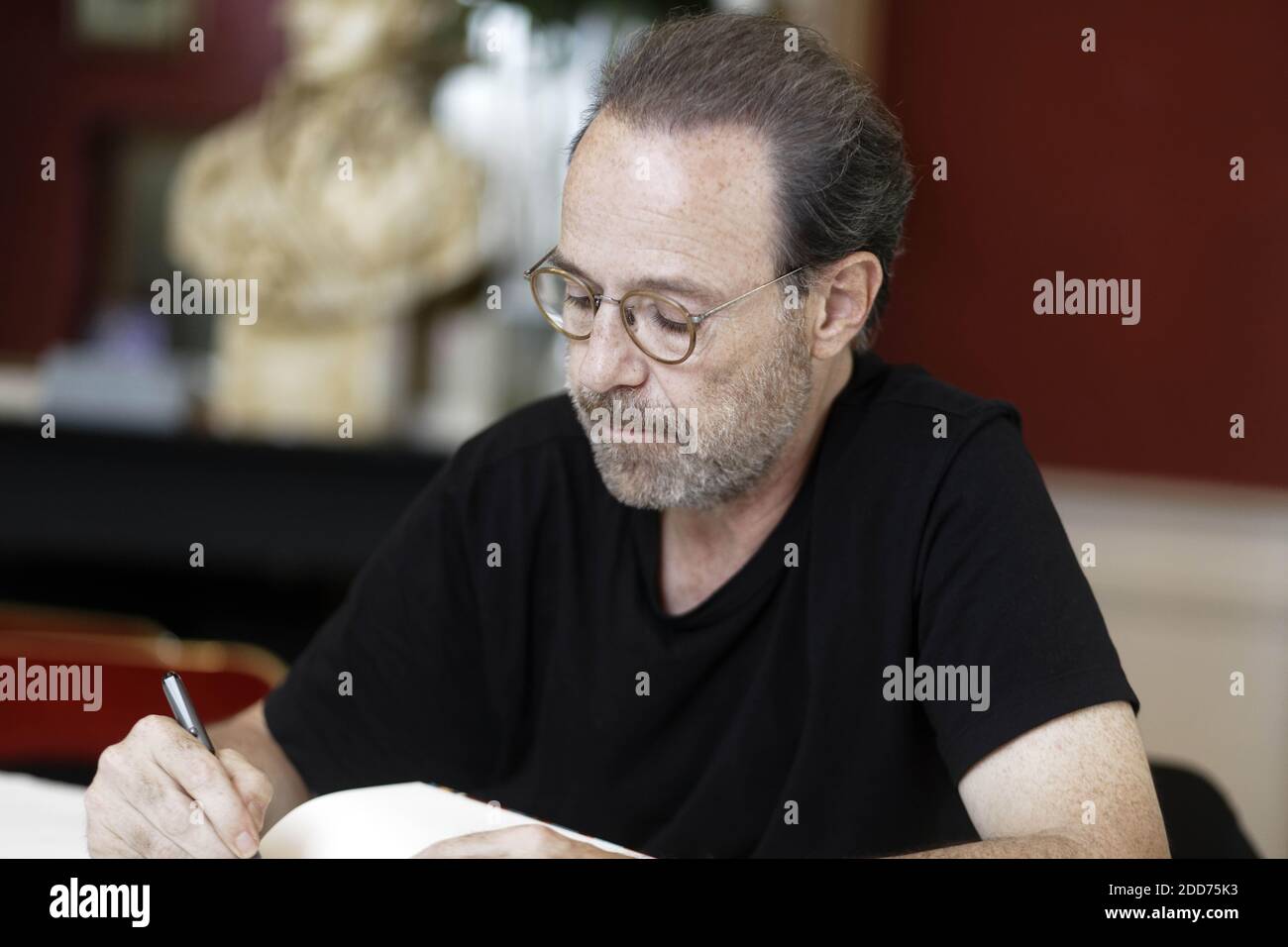 French writer Marc Levy attends a book signing at Furet du Nord on June ...