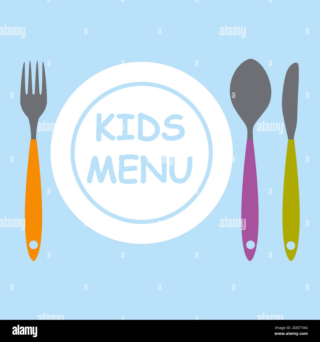 Restaurant Menu Background Template Illustration Stock Photo - Alamy