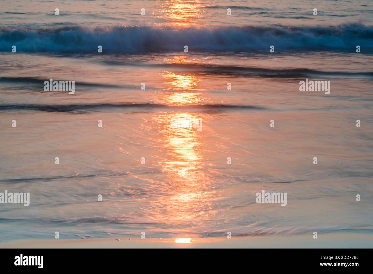 Abstract ocean at sunset, Paradise Beach (Sar Sar Aw Beach), Dawei ...