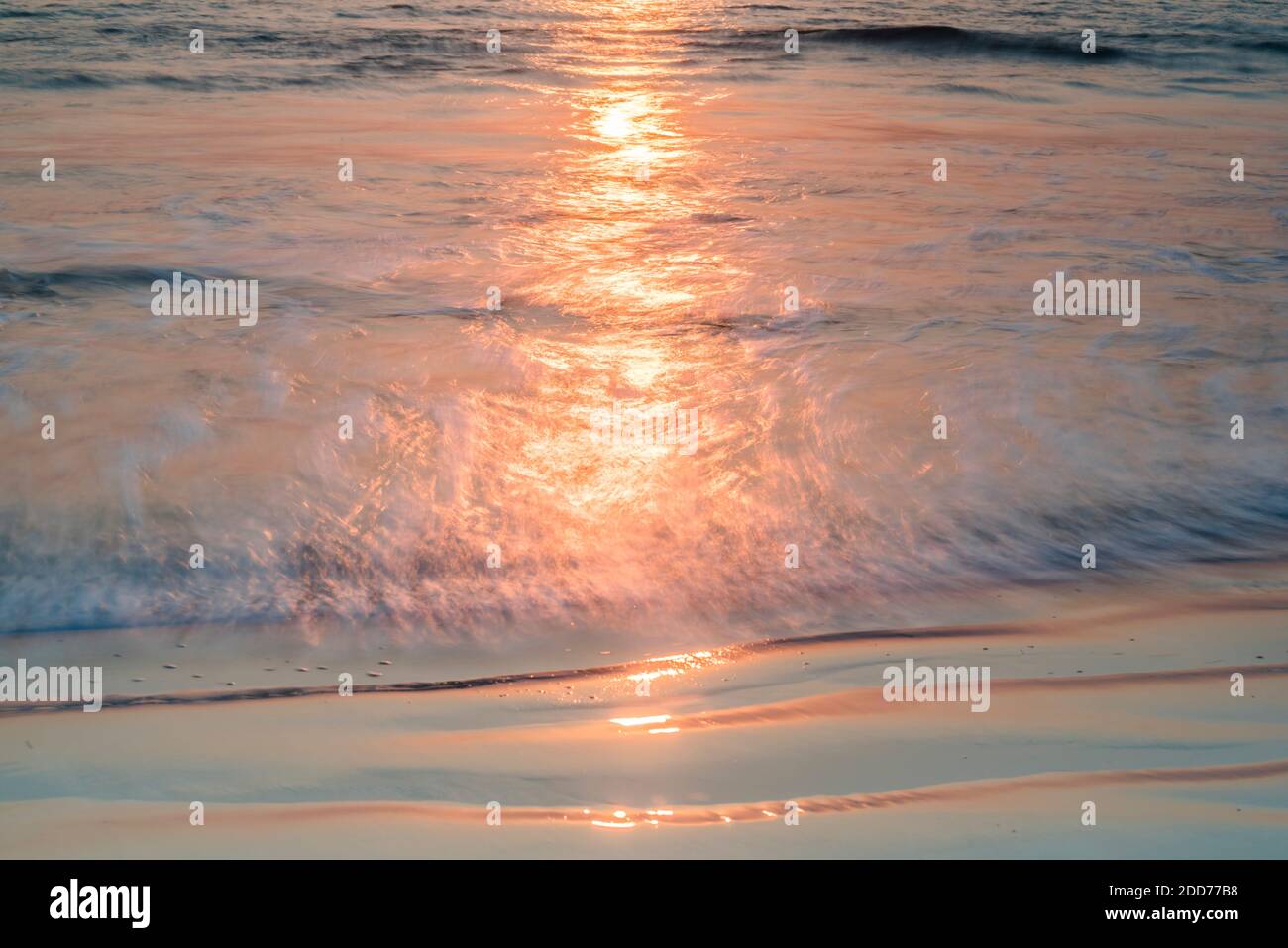 Abstract ocean at sunset, Paradise Beach (Sar Sar Aw Beach), Dawei ...