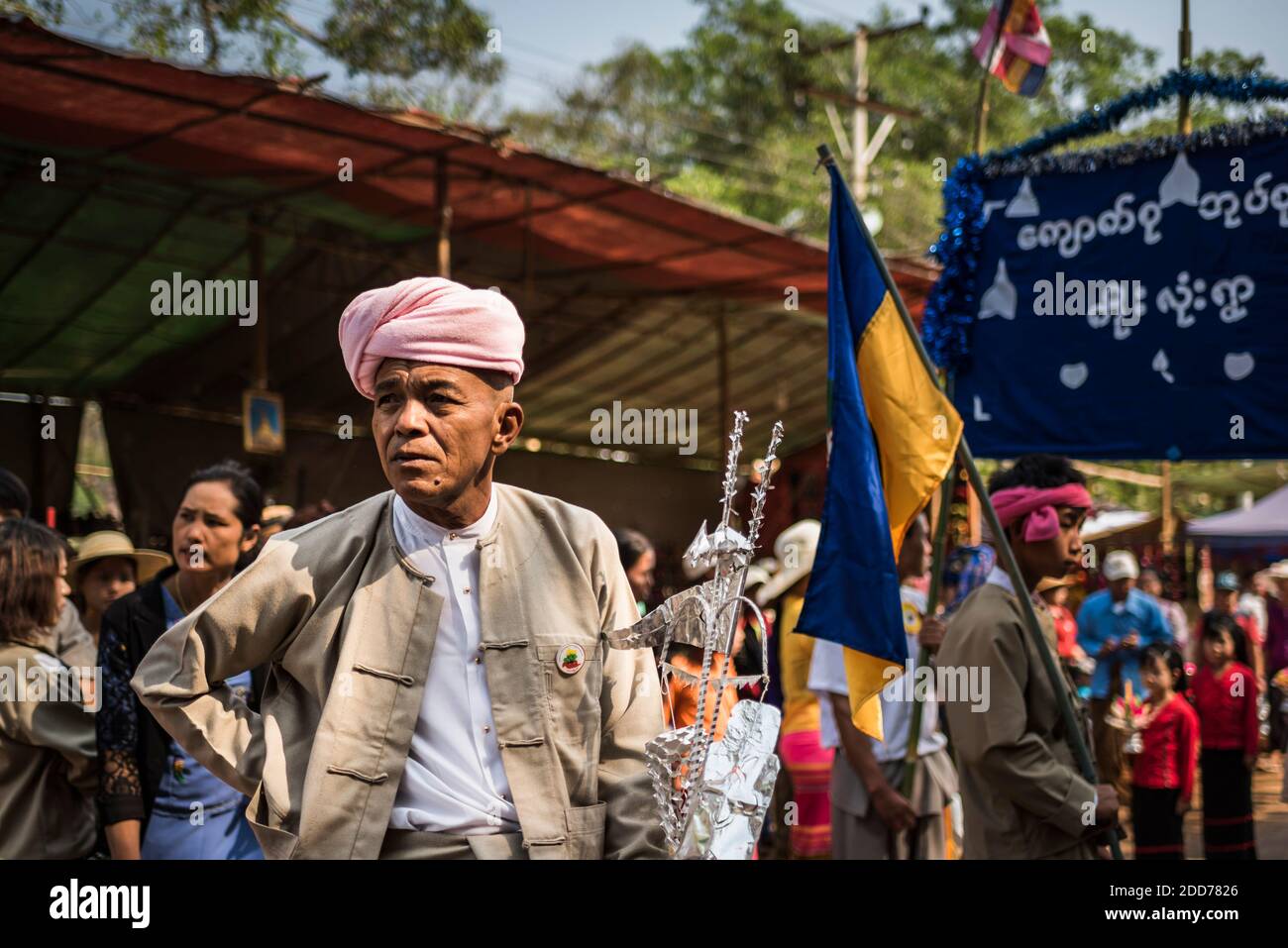 Pindaya Cave Festival, Pindaya, Shan State, Myanmar (Burma Stock Photo ...
