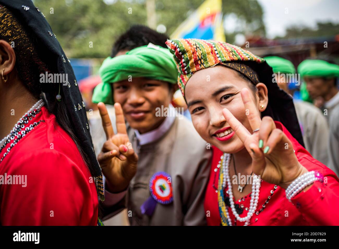 Pindaya Cave Festival, Pindaya, Shan State, Myanmar (Burma Stock Photo ...