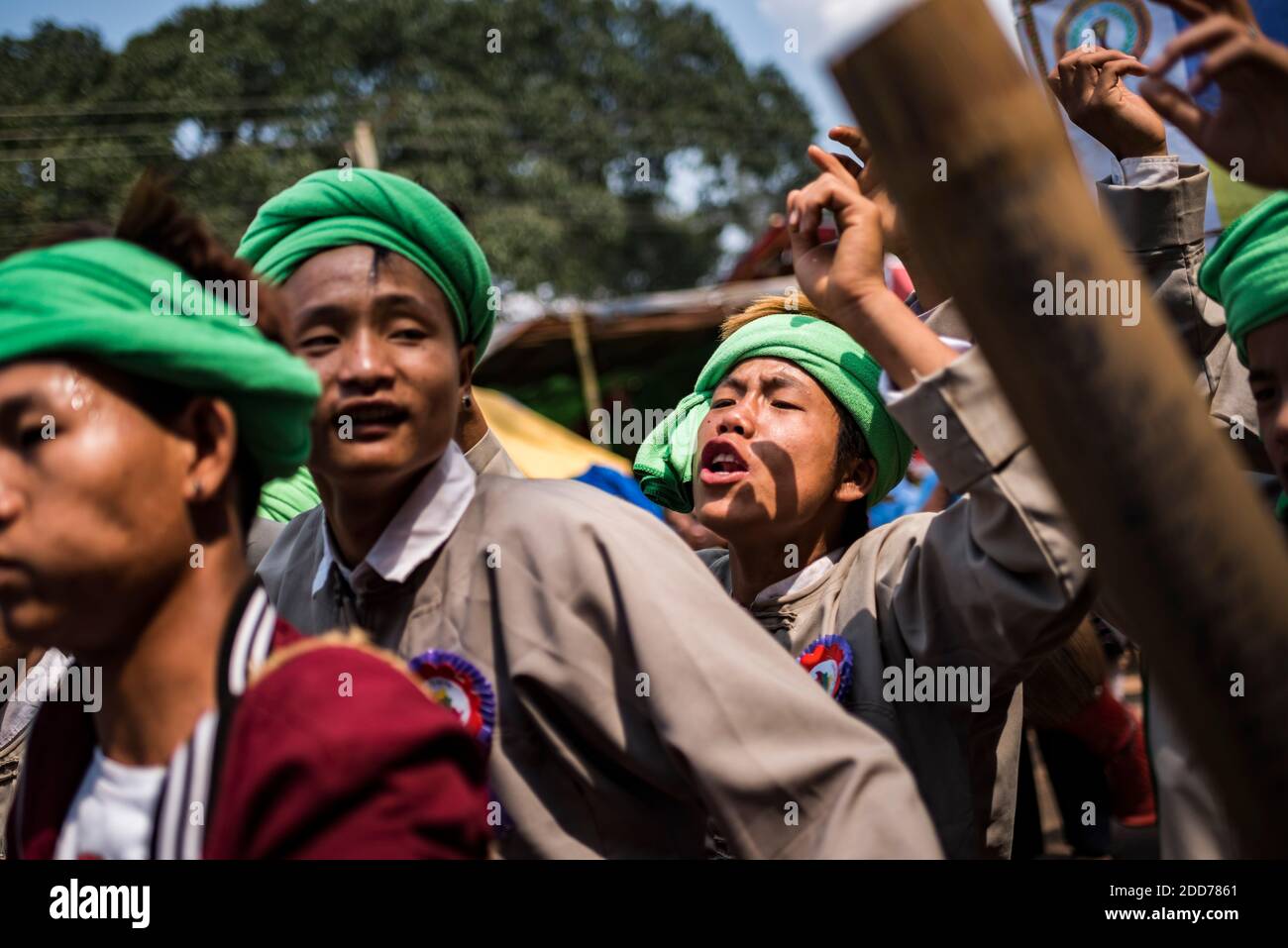 Pindaya Cave Festival, Pindaya, Shan State, Myanmar (Burma Stock Photo ...
