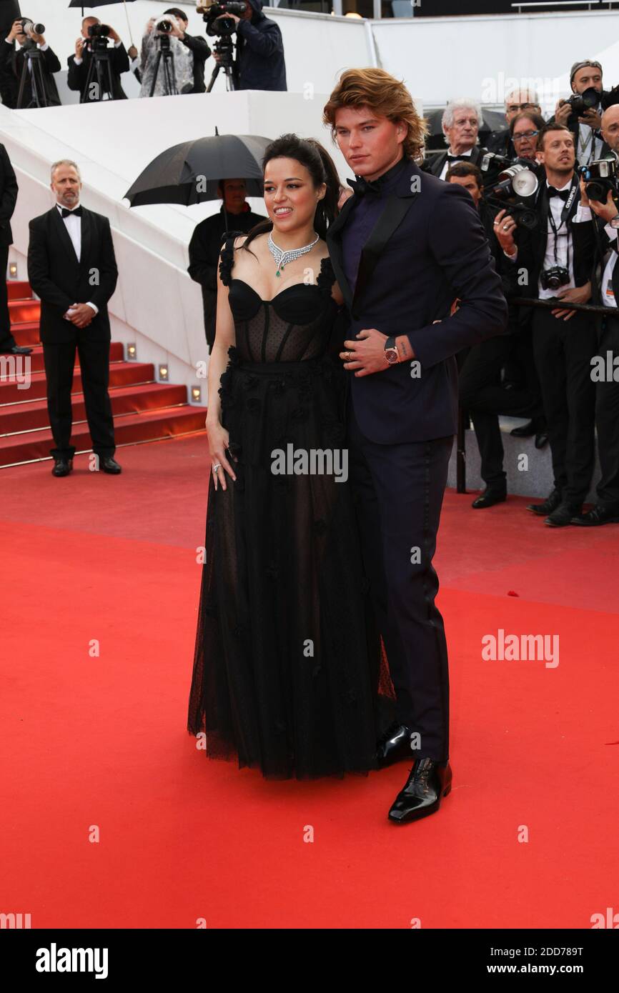 Michelle Rodriguez and Jordan Barrett attending the screening of ...