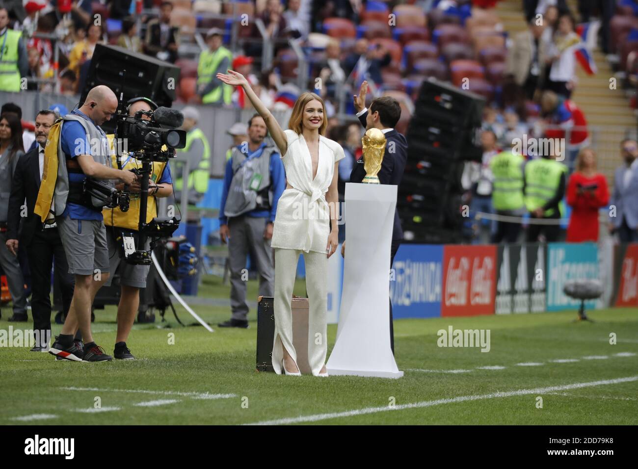 Natalia Vodianova and Iker Casillas presenting the Official FIFA World ...
