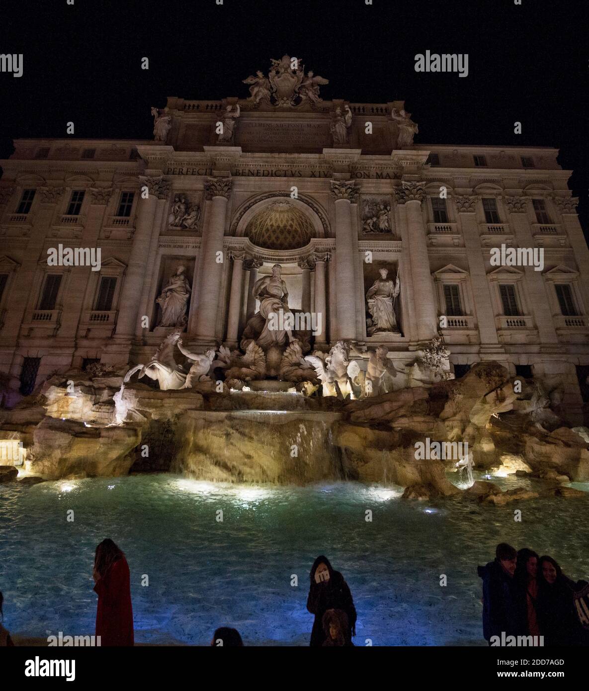 Trevi fountain background hi-res stock photography and images - Alamy