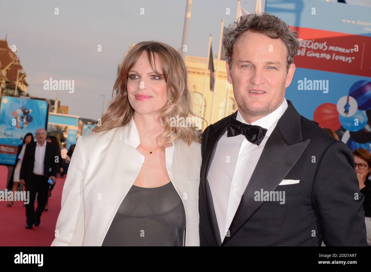 Jason Clarke and wife Cecile Breccia attending the Opening Ceremony of ...