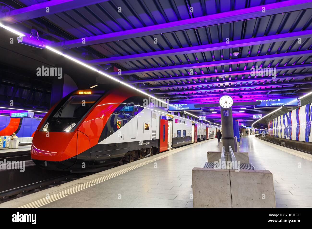 Zurich, Switzerland - September 23, 2020: Bombardier SBB Twindexx Vario ...