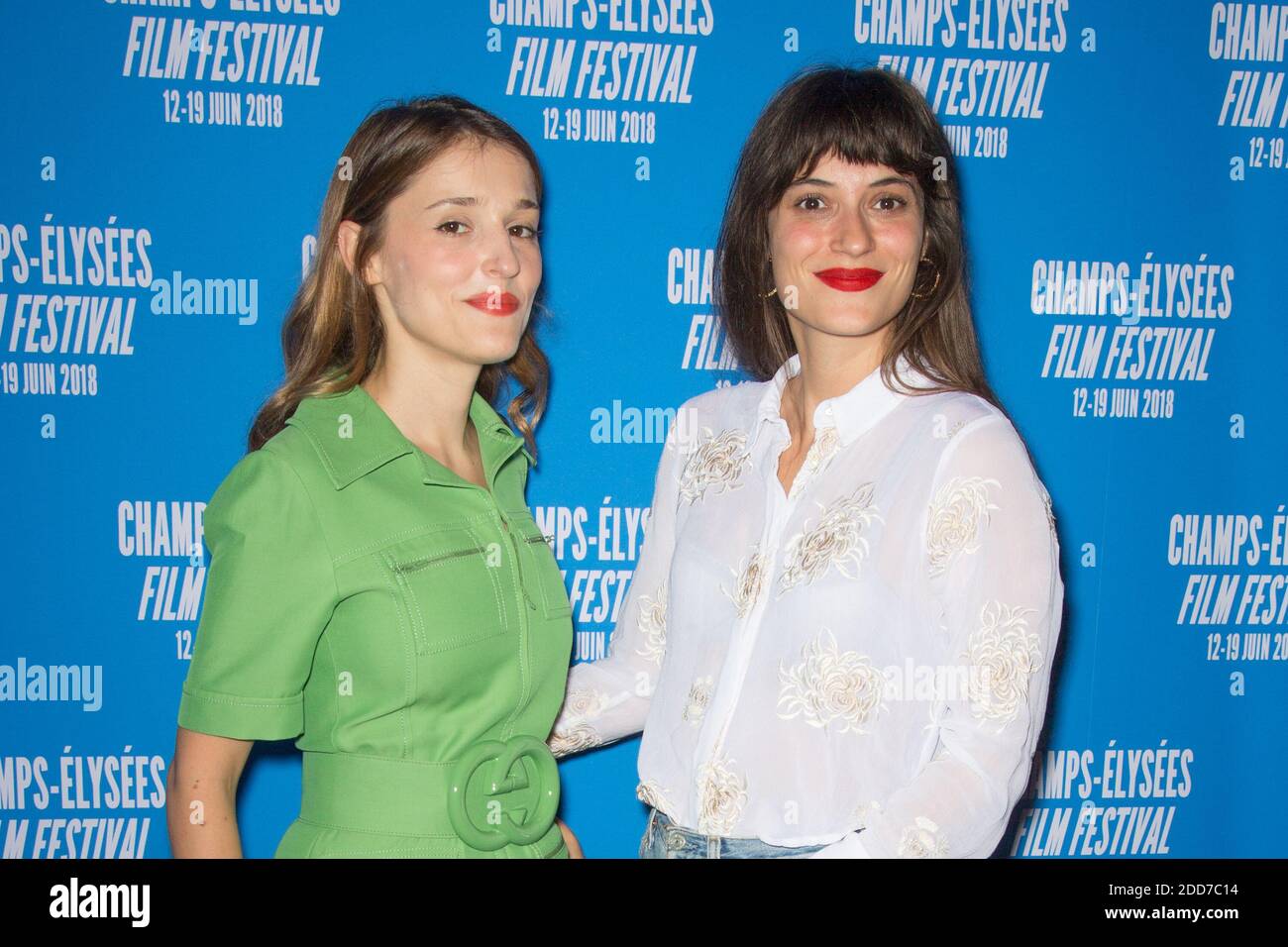 Lola Bessis and guest at C est qui cette fille film premiere during the ...