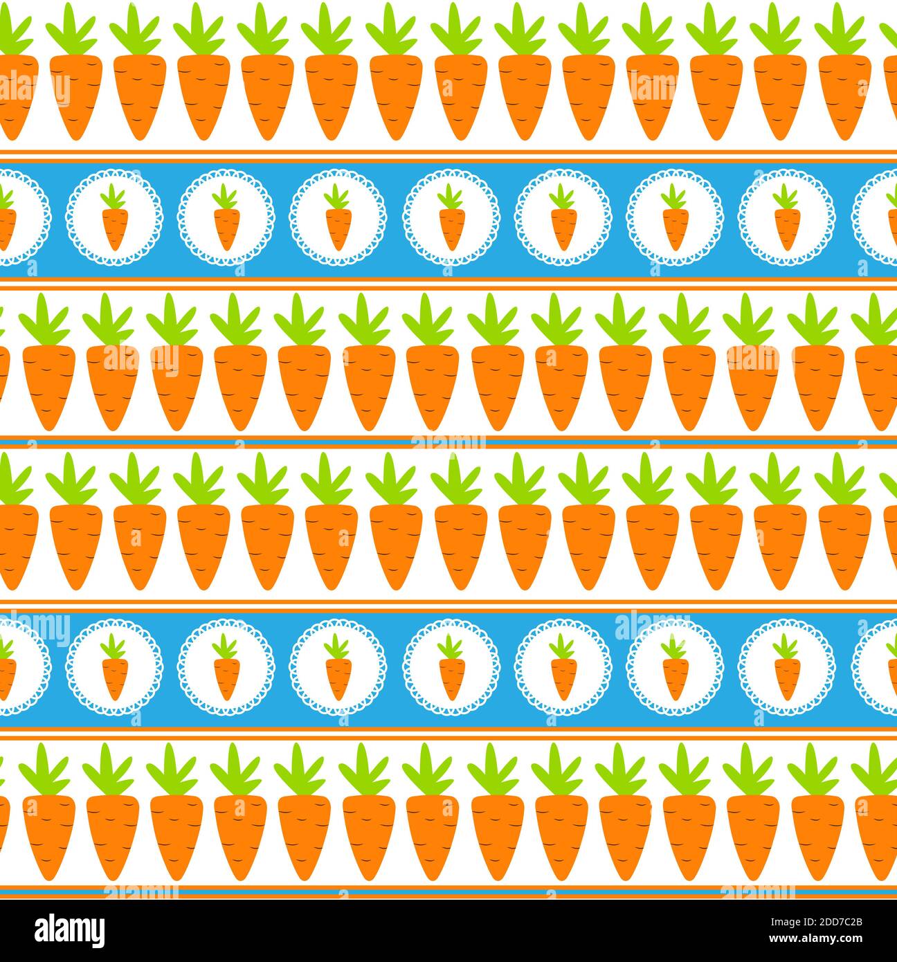 Carrot Seamless Pattern Background Illustration Stock Photo - Alamy