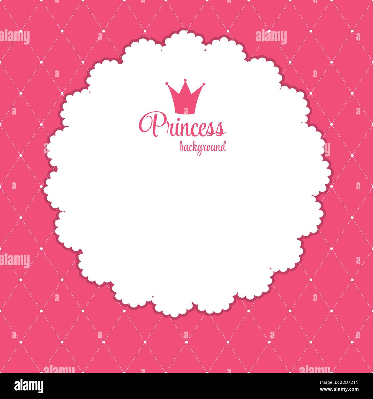 Princess Crown Background Illustration Stock Photo - Alamy