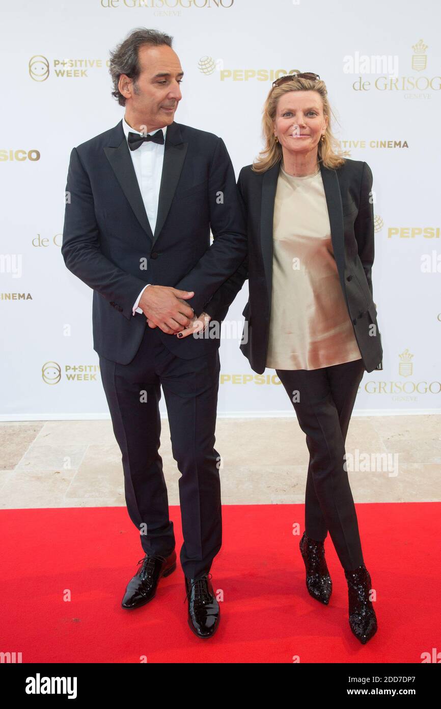 Alexandre Desplat and wife Dominique Lemonnier attending the Semaine du ...