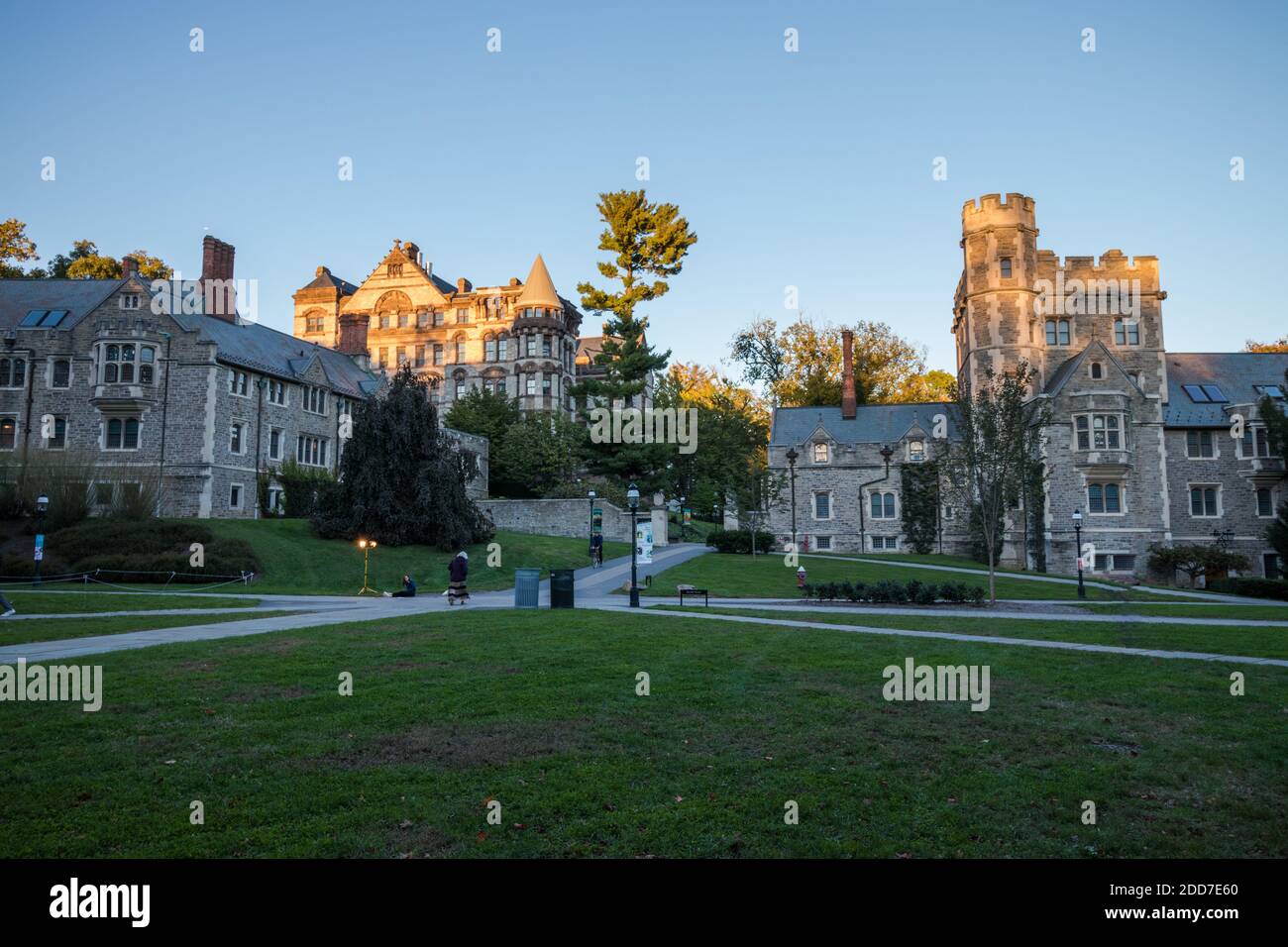 A fall evening at the famous Princeton University, NJ, USA Stock Photo ...