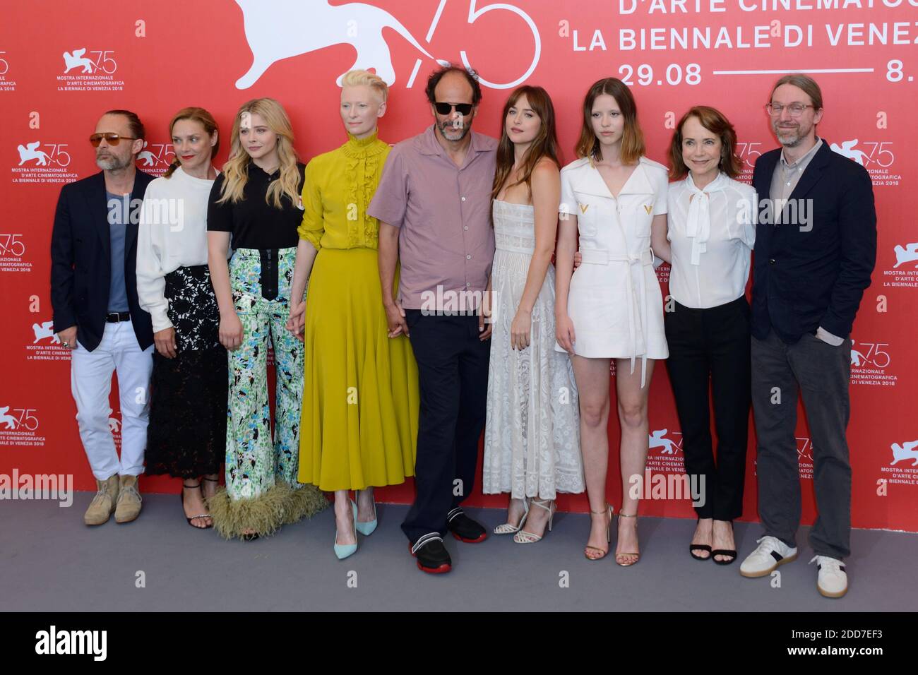 Thom Yorke, a guest, Chloe Grace Moretz, Tilda Swinton, Luca Guadagnino ...
