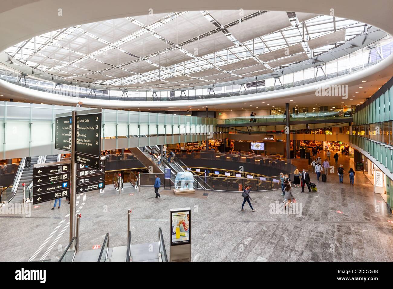 Zurich, Switzerland - September 23, 2020: Zurich Zürich Airport ...