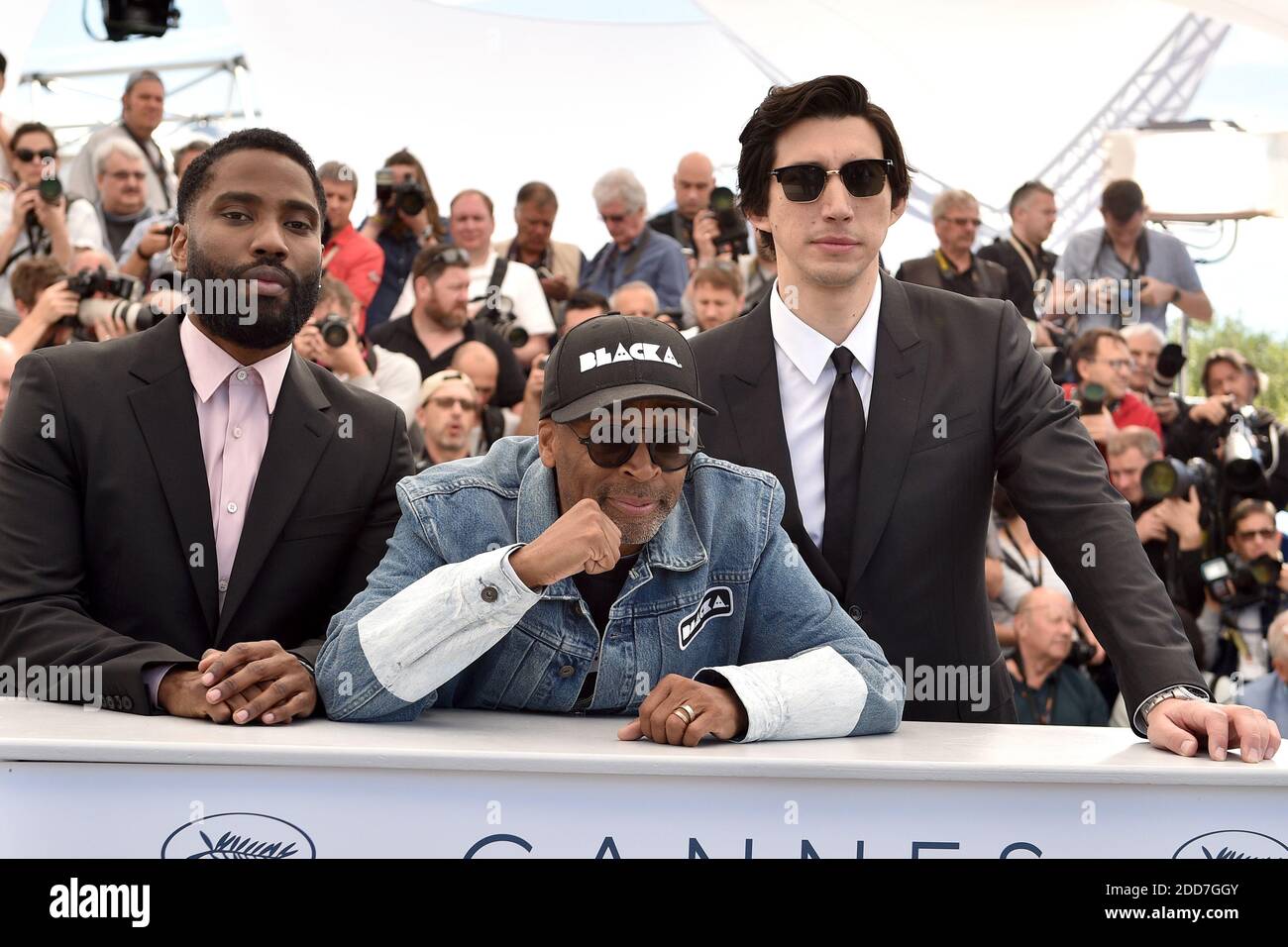 Adam Driver, Spike Lee, John David Washington posing at the ...