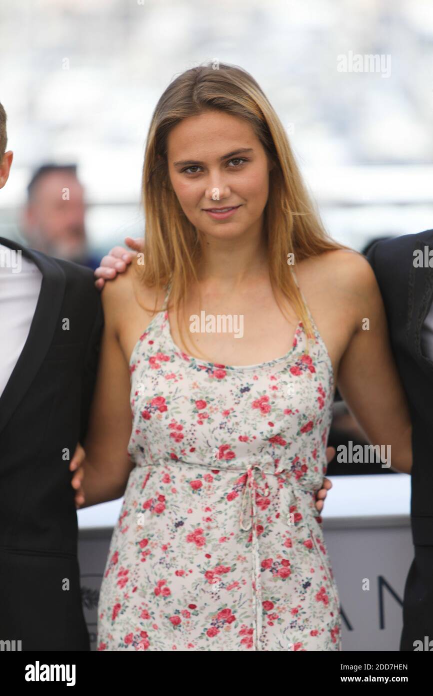 Lily Bertish attends the photocall for 'Les Moissoneurs' during the ...