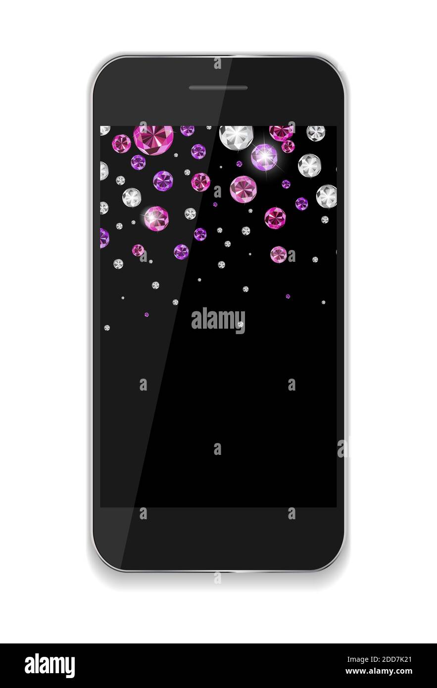 Abstract Design Mobile Phones . Illustration Stock Photo - Alamy