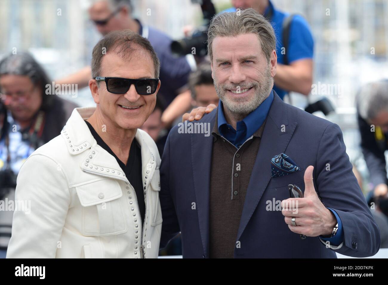 Edward Walson and John Travolta attending the Rendez-vous with John ...