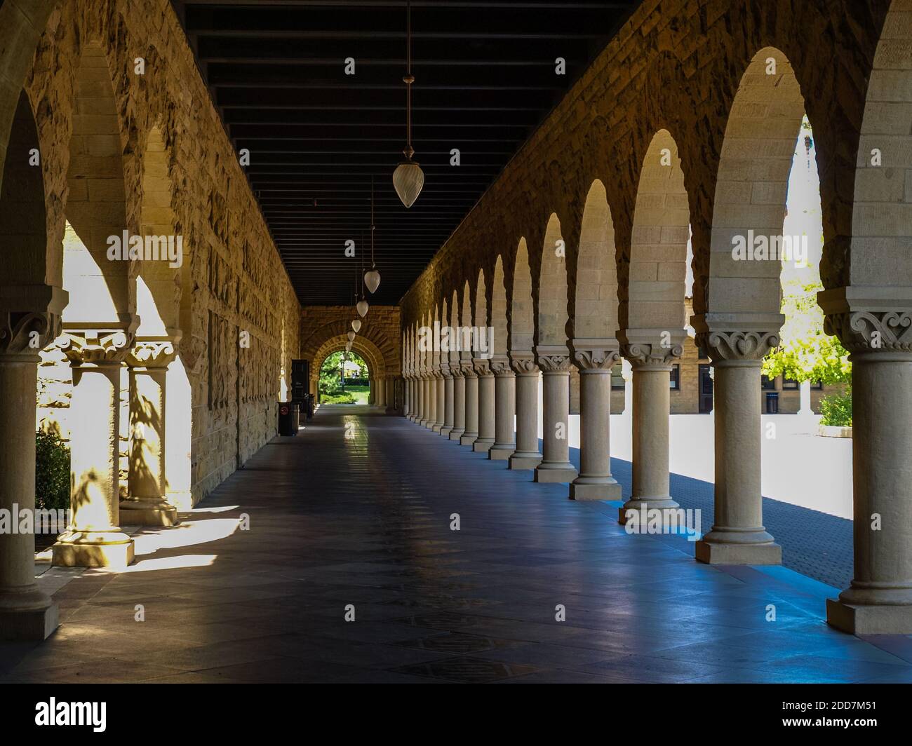 Perfect symmetry among the stone pillars, Stanford University ...