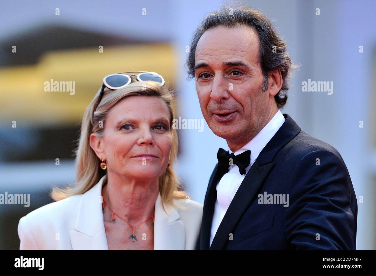 Alexandre Desplat and his wife Dominique LeMonnier attending the The ...