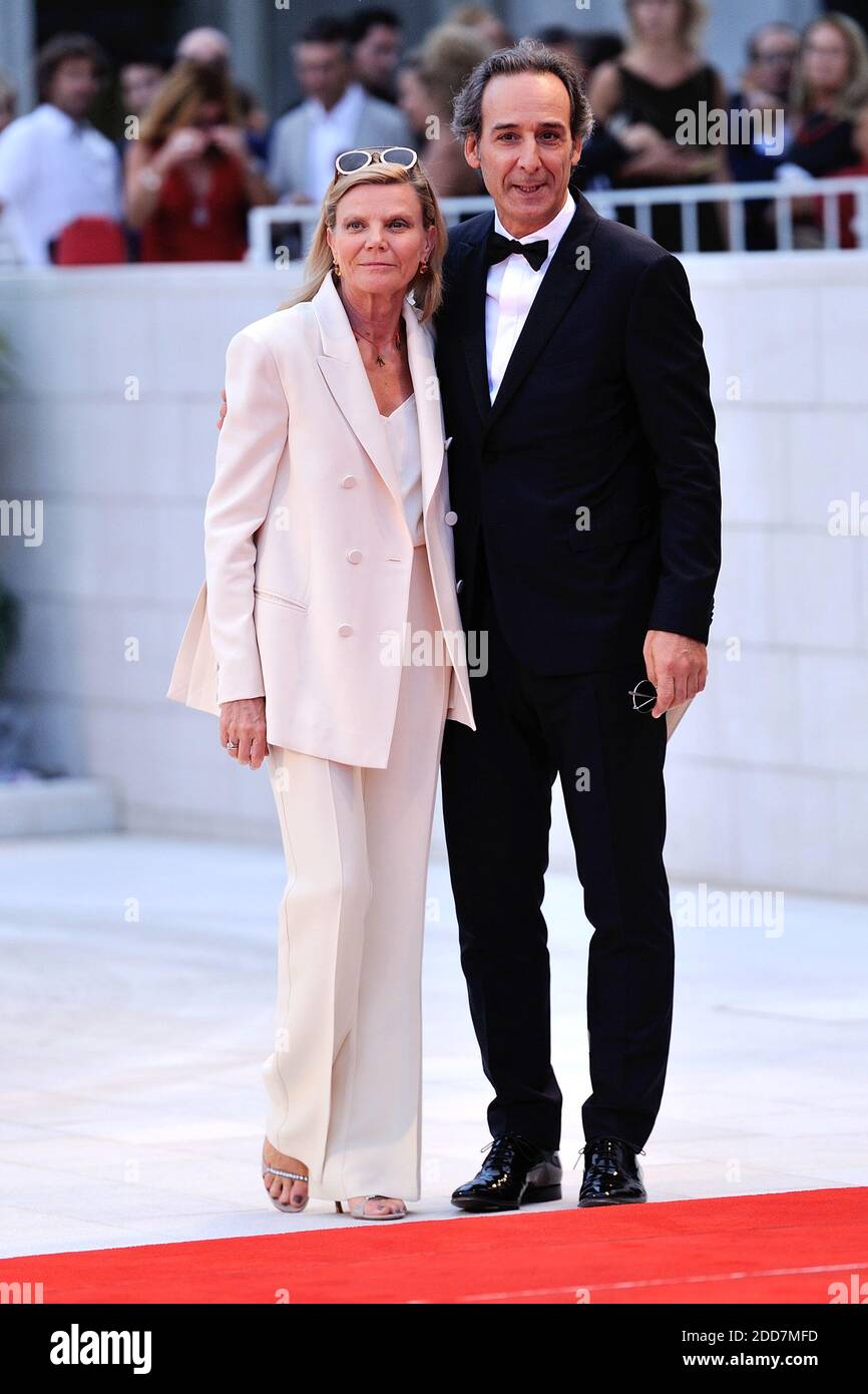 Alexandre Desplat and his wife Dominique LeMonnier attending the The ...