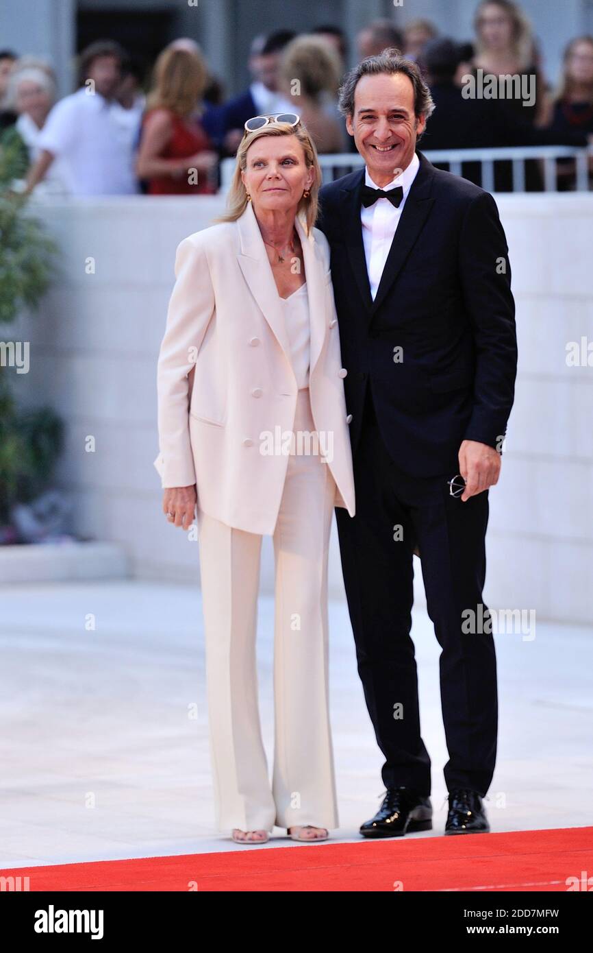 Alexandre Desplat and his wife Dominique LeMonnier attending the The ...