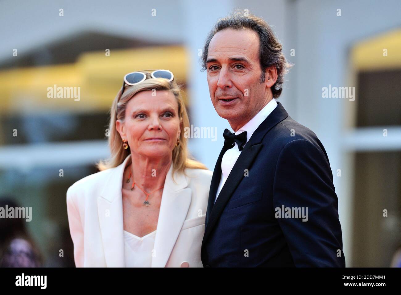 Alexandre Desplat and his wife Dominique LeMonnier attending the The ...