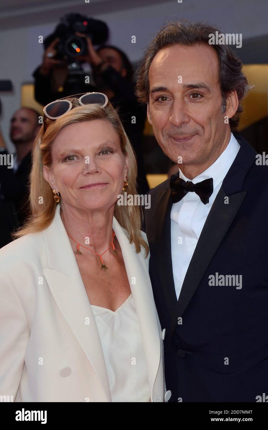 Alexandre Desplat and his wife Dominique LeMonnier attending the The ...