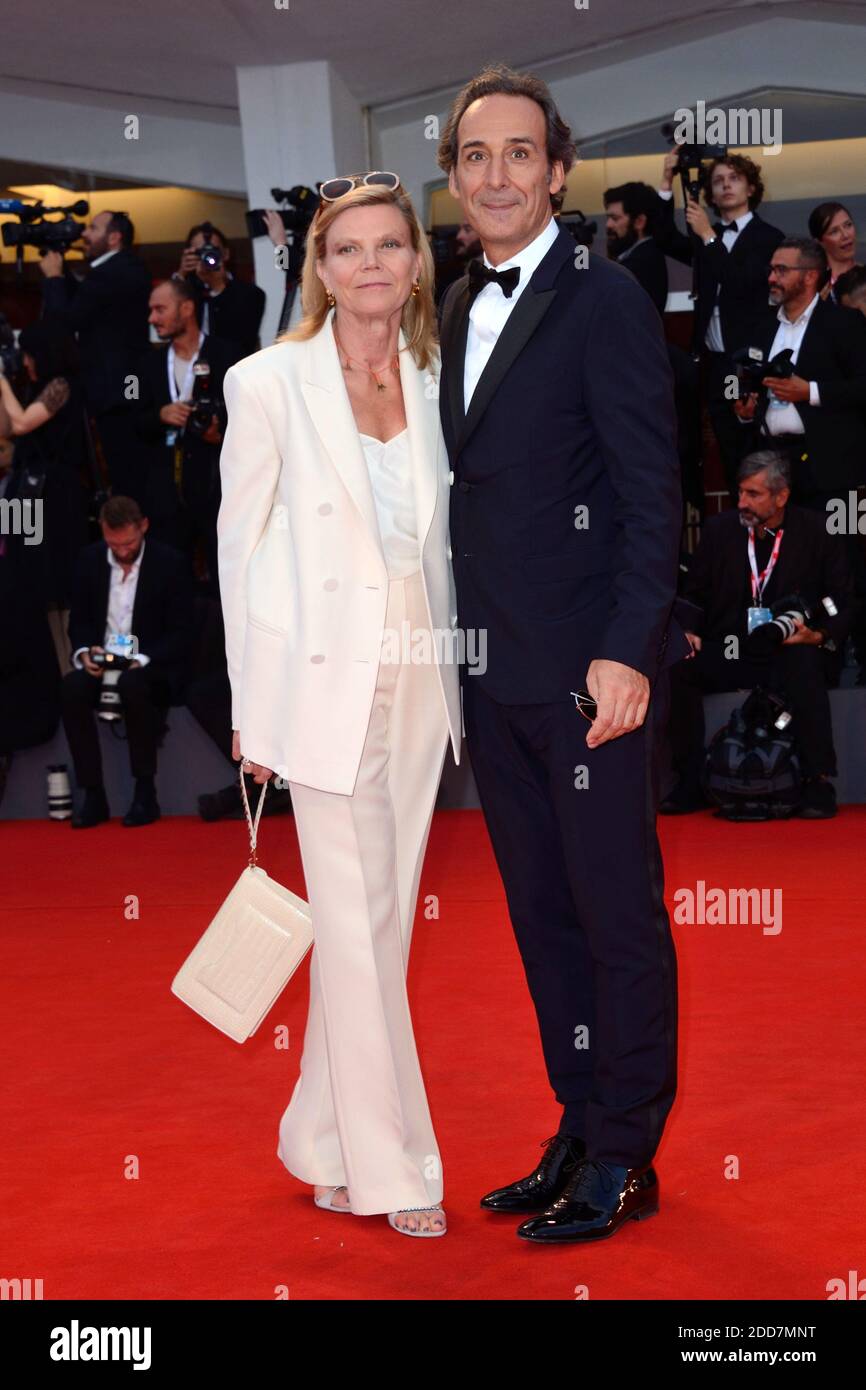 Alexandre Desplat and his wife Dominique LeMonnier attending the The ...