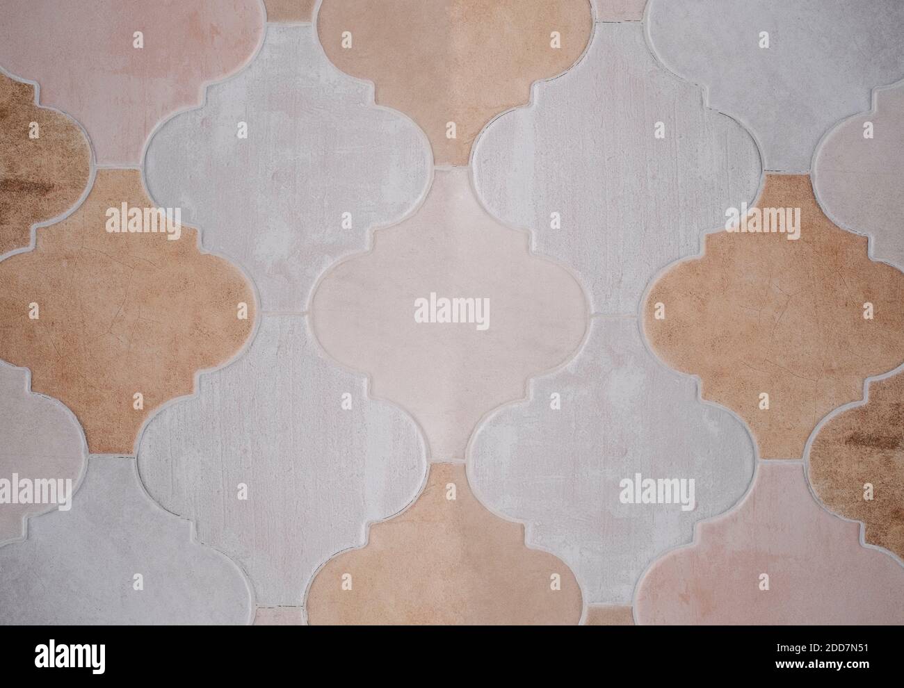 retro spain kitchen tile design, mosaic retro wall tile Stock Photo - Alamy