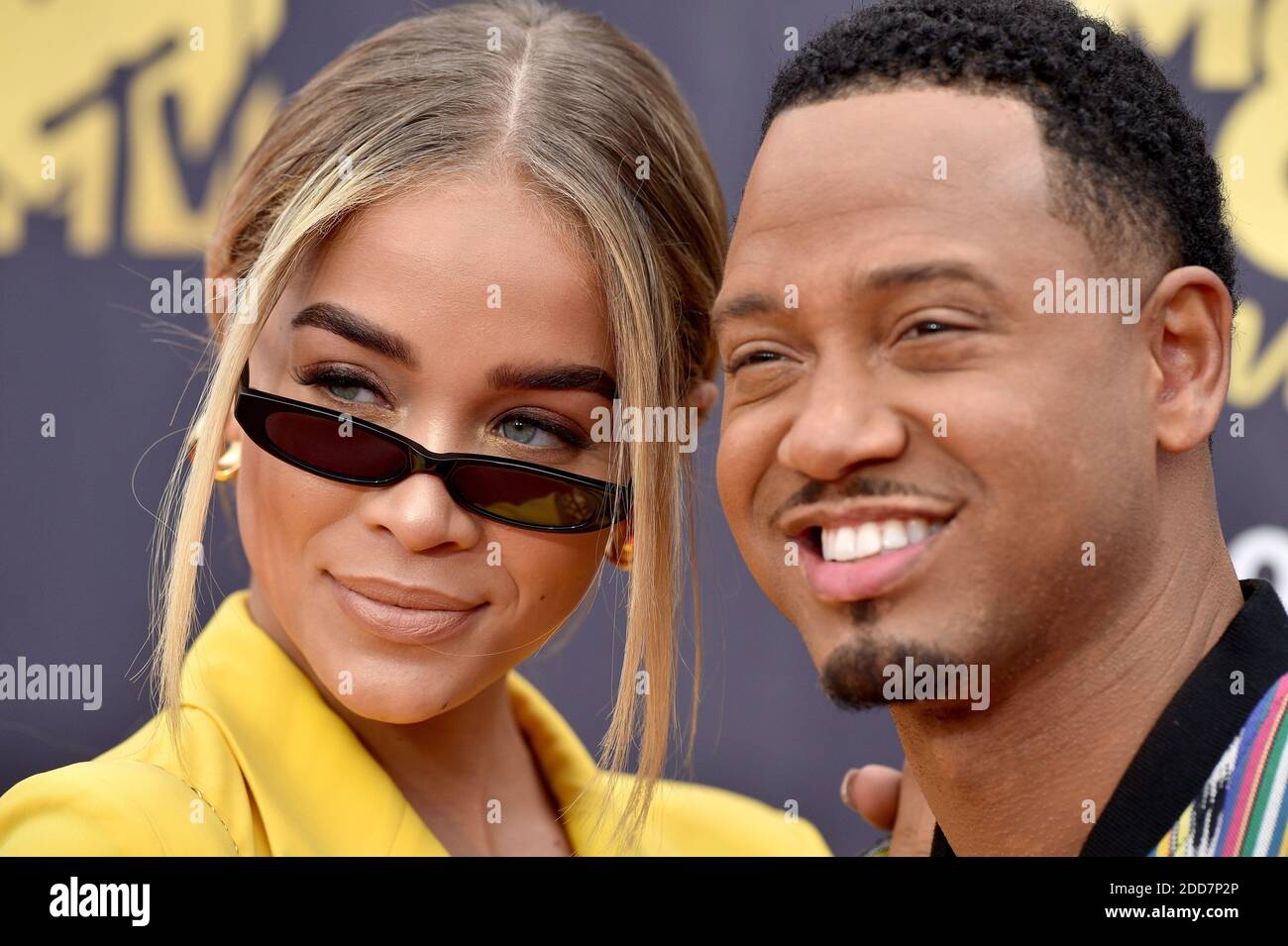 Terrence J, Jasmine Sanders attend the 2018 MTV Movie And TV Awards at ...