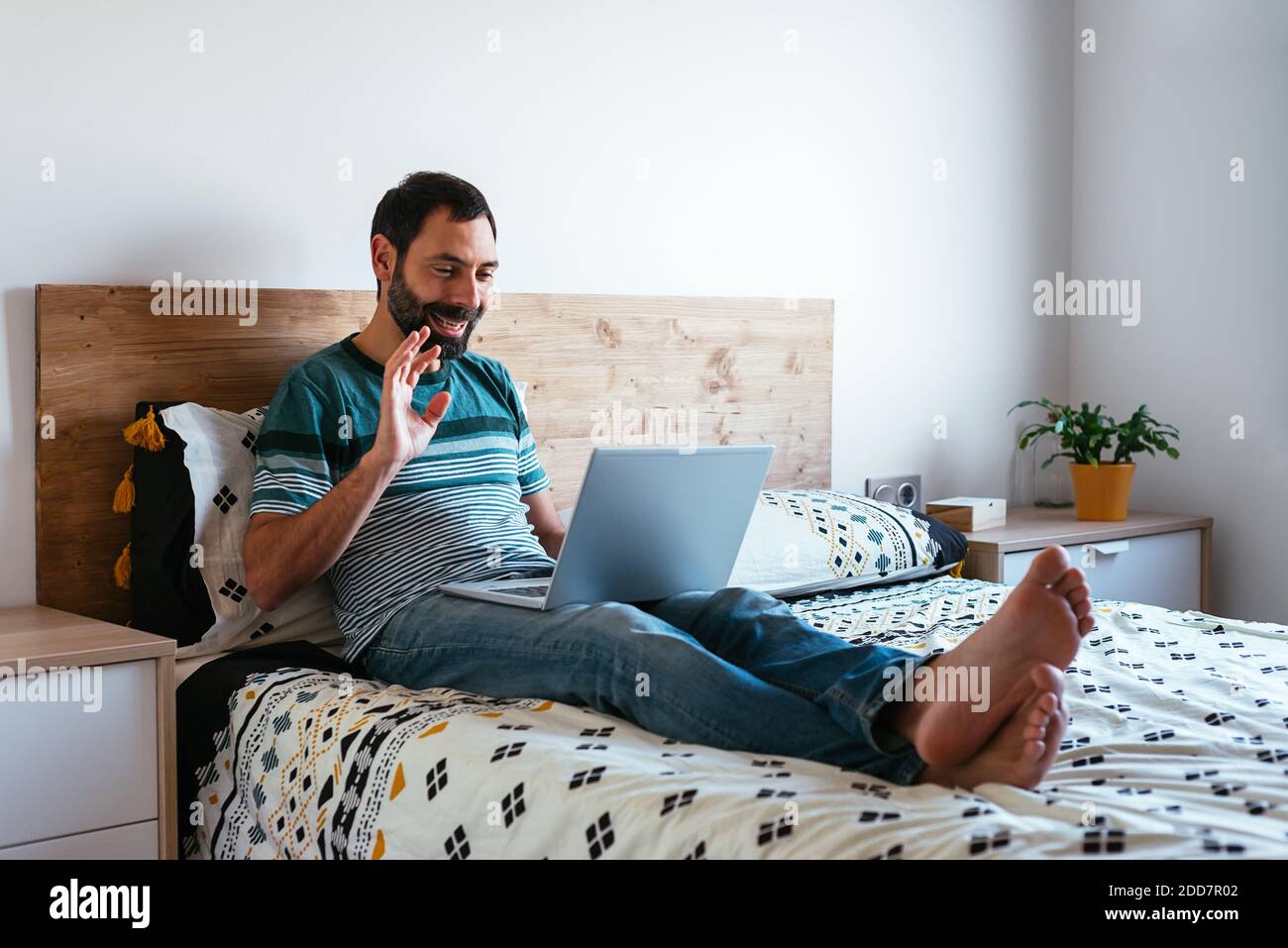 Videocall business one on one hi-res stock photography and images - Alamy