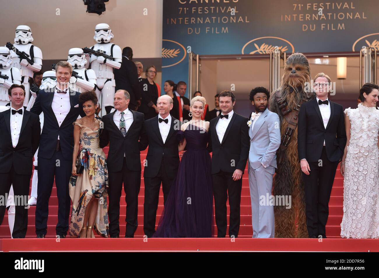 Paul Bettany, Chewbacca, actors Donald Glover, Alden Ehrenreich ...