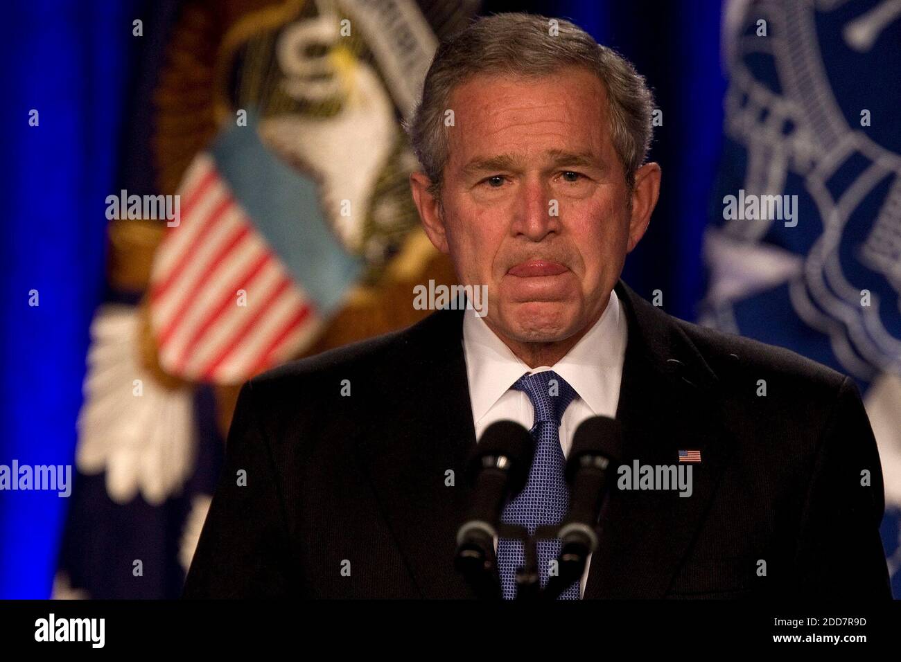 NO FILM, NO VIDEO, NO TV, NO DOCUMENTARY - President George W. Bush ...