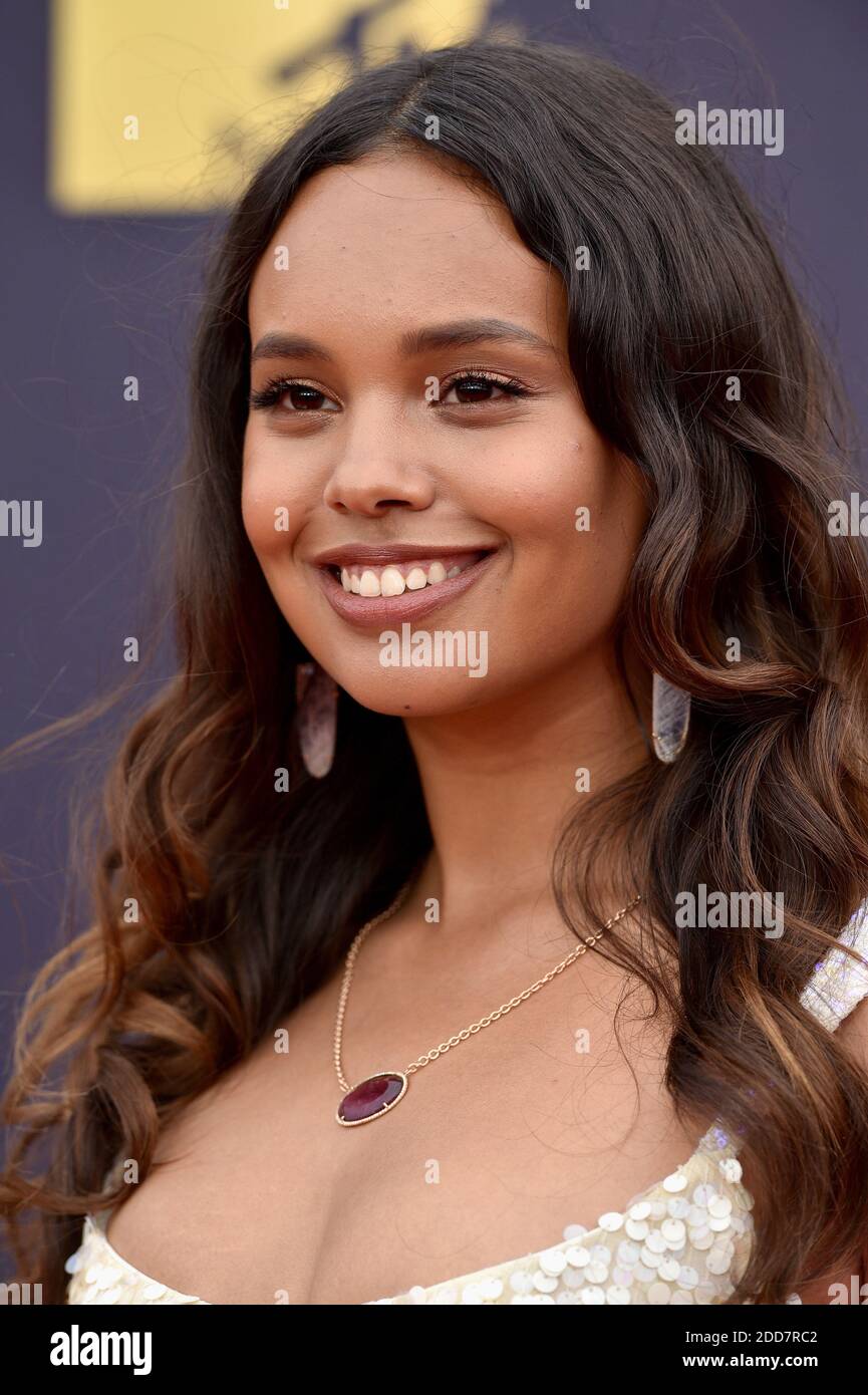 Alisha Boe attends the 2018 MTV Movie And TV Awards at Barker Hangar on ...
