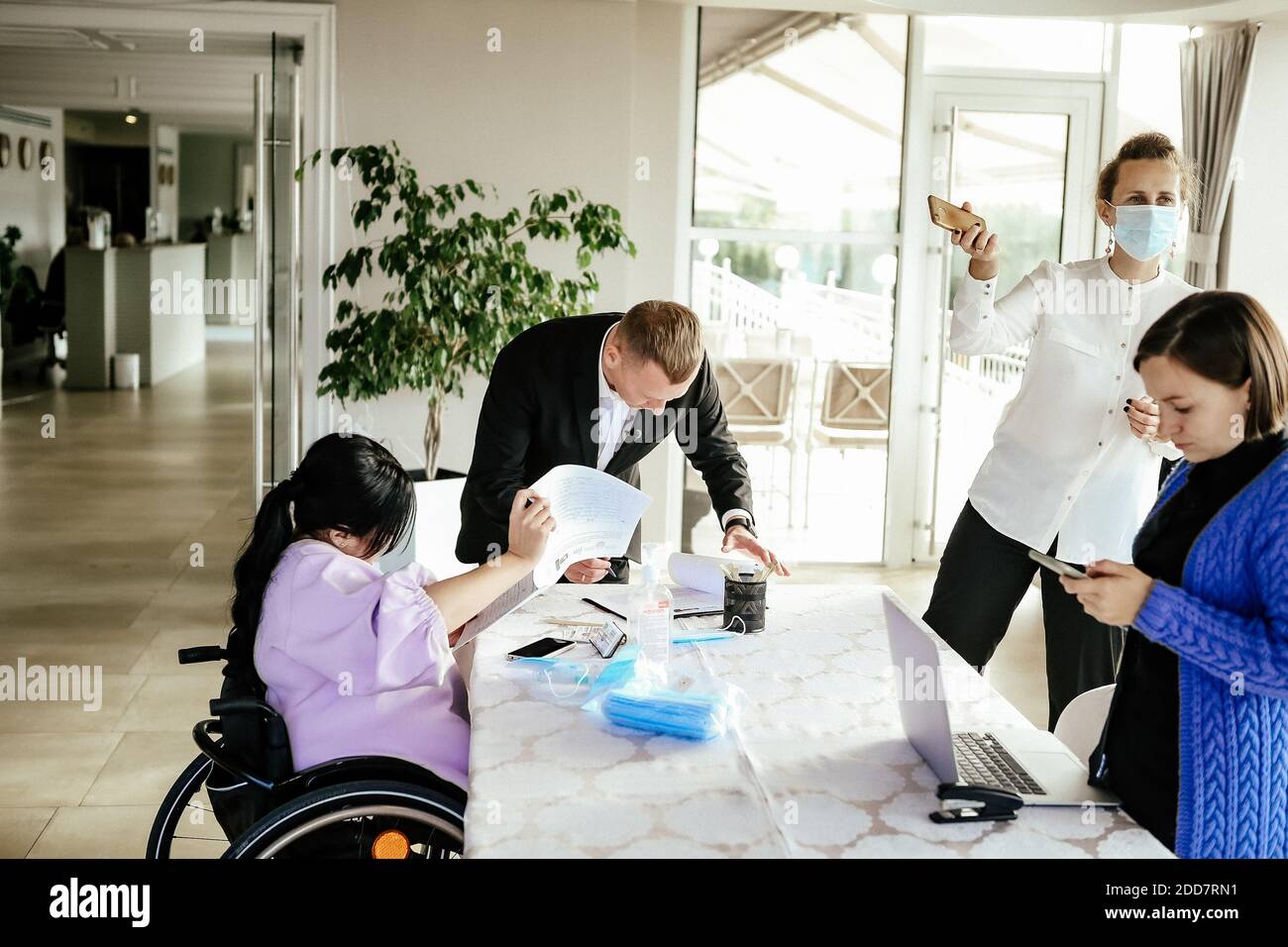Disability access office hi-res stock photography and images - Alamy