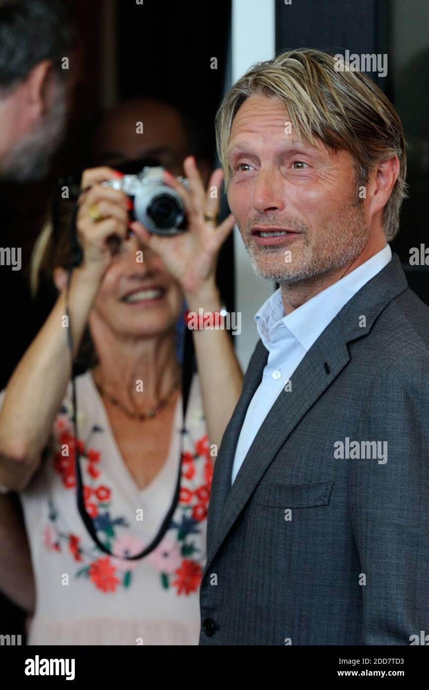 Anne Consigny and Mads Mikkelsen attending the At Eternity's Gate ...