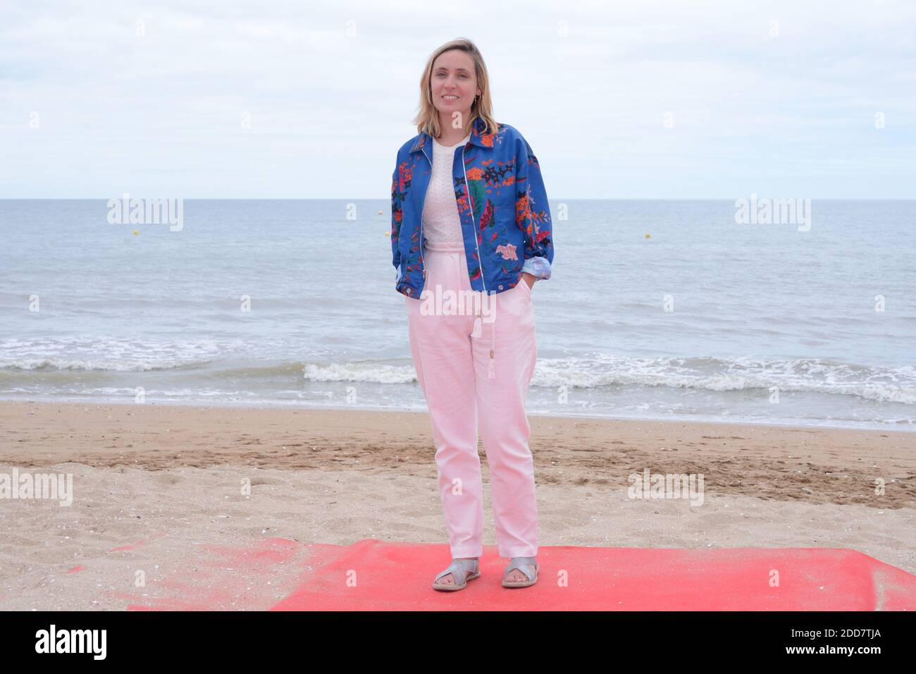 Marie Monge attending a photocall as part of the 32nd Cabourg Film ...