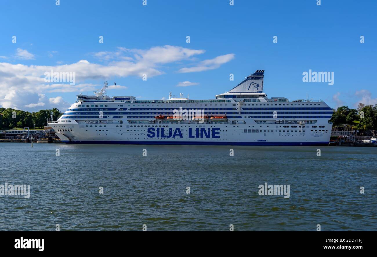 Silja Serenade cruise ship at the Port of Helsinki Stock Photo - Alamy