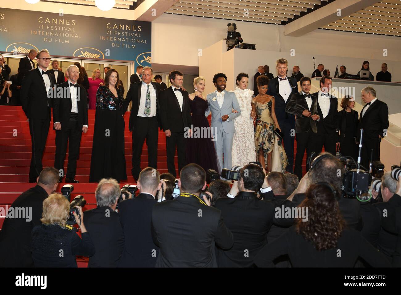 Producer Simon Emanuel, actor Joonas Suotamo, actress Thandie Newton ...