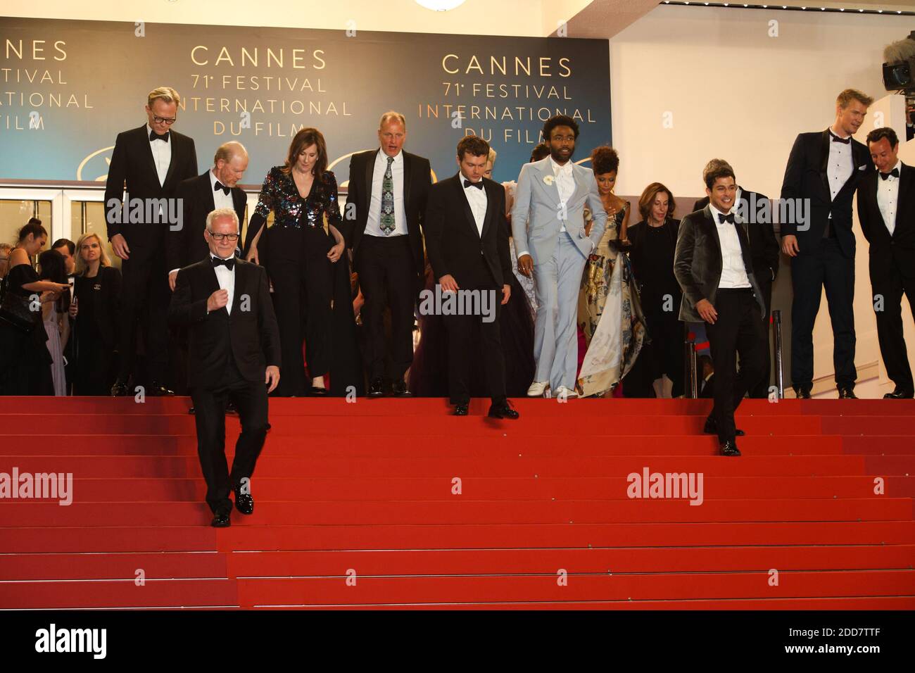 Producer Simon Emanuel, actor Joonas Suotamo, actress Thandie Newton ...