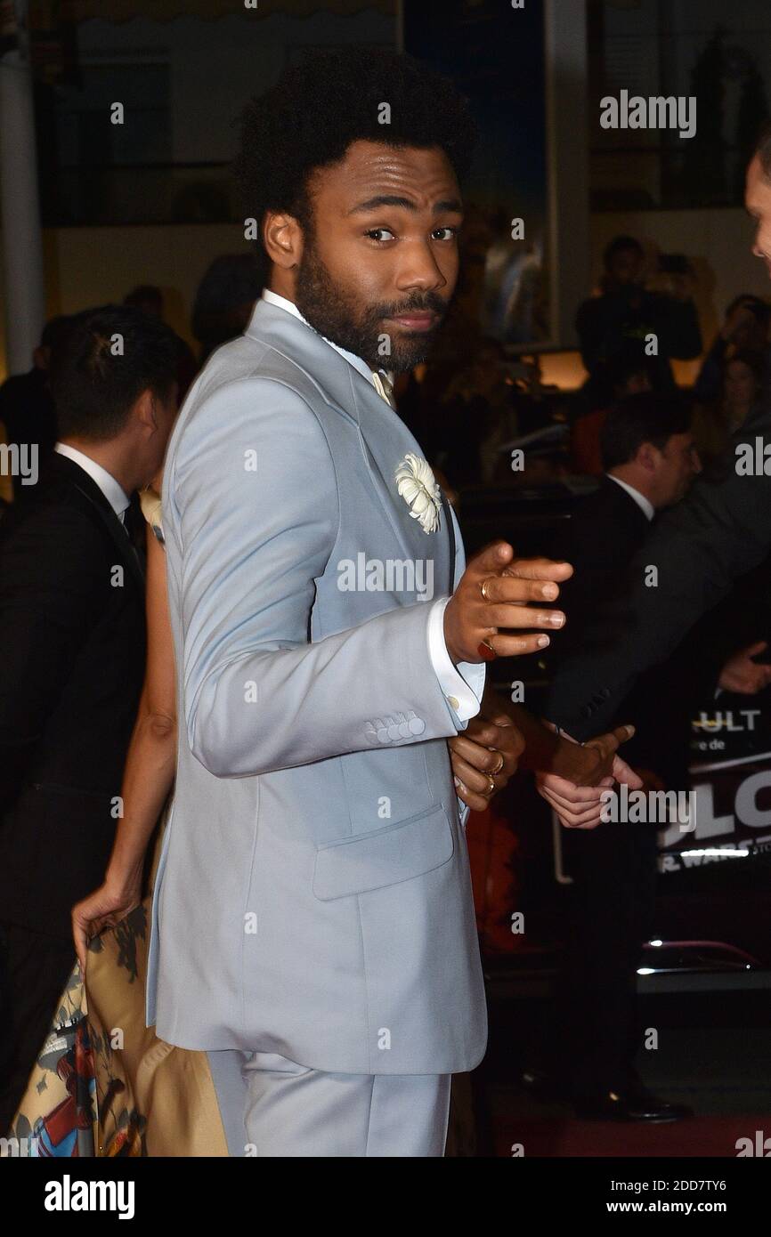 Donald Glover leaving the Solo: A Star Wars Story screening held at the ...