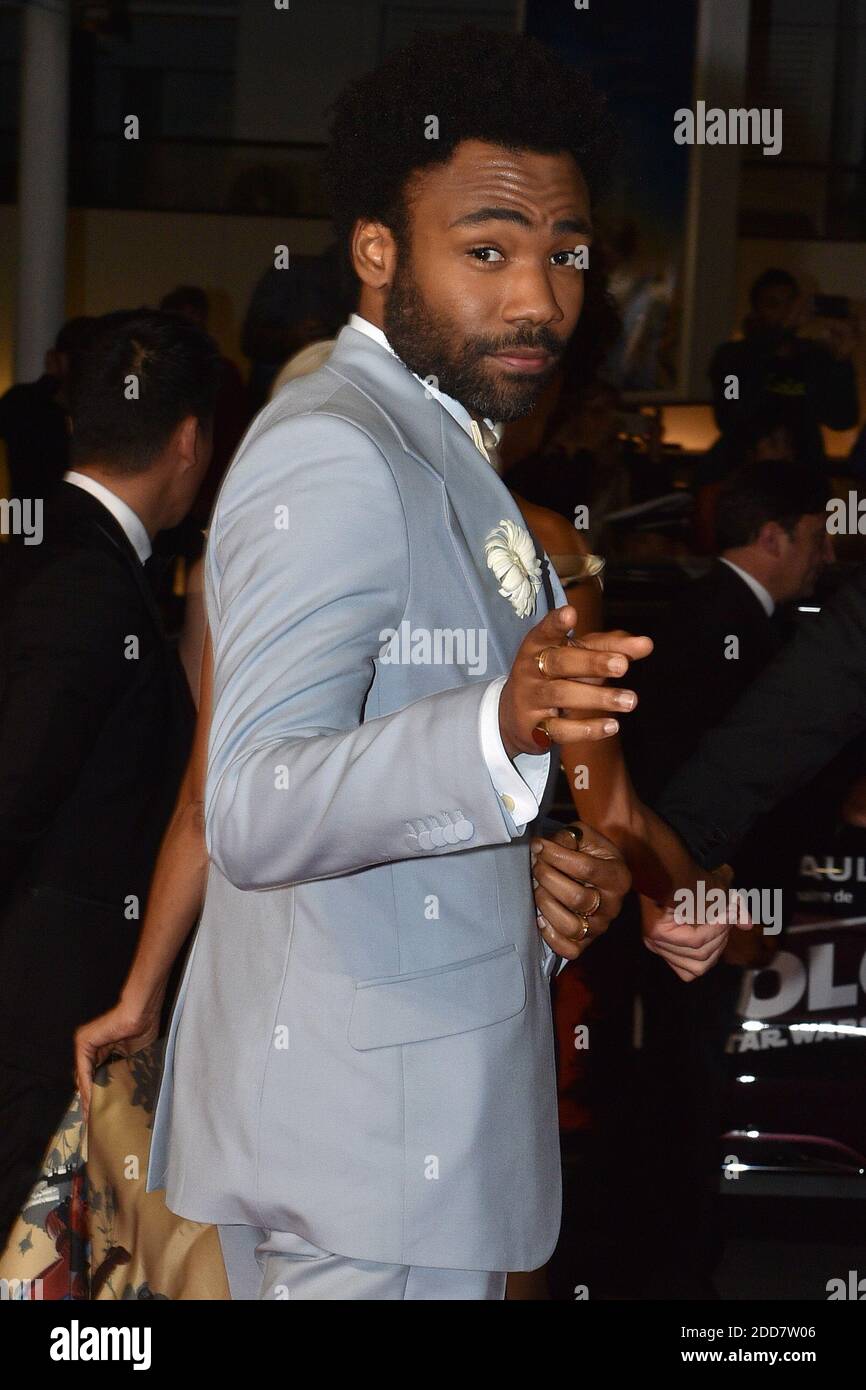 Donald Glover leaving the Solo: A Star Wars Story screening held at the ...