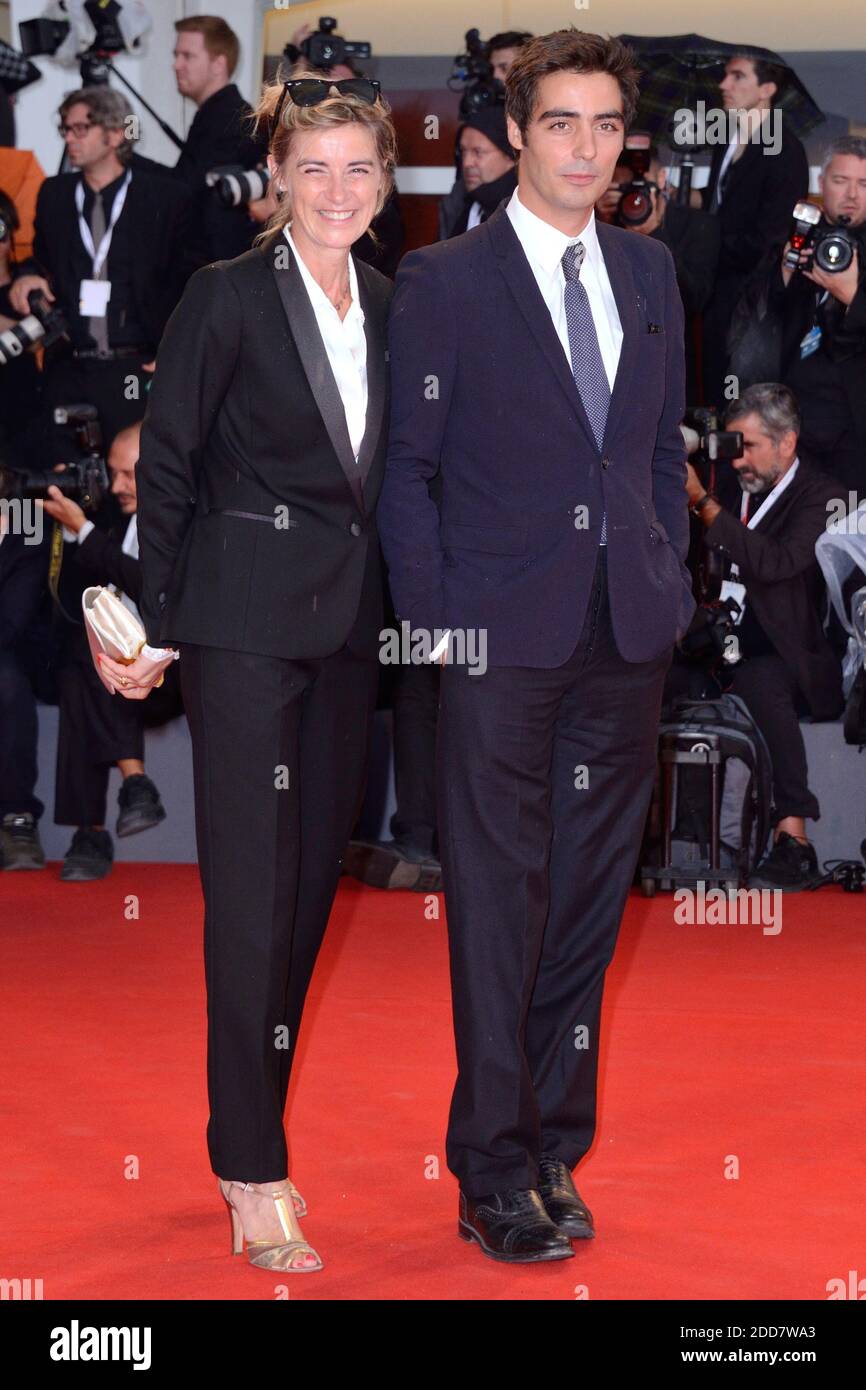 Anne Consigny and her son Vladimir Consigny attending the At Eternity's ...